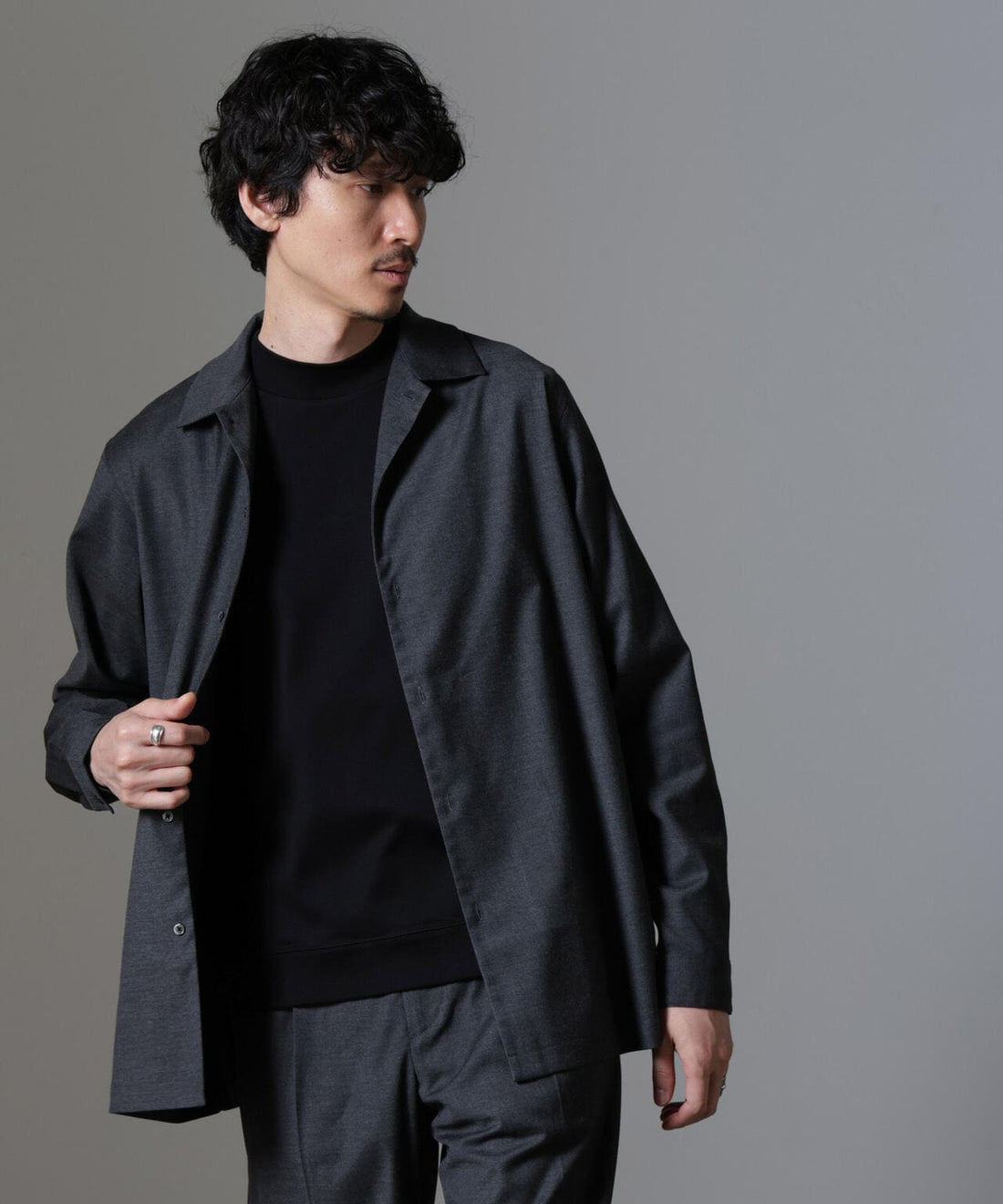 CARREMAN 2WAY カラー シャツ