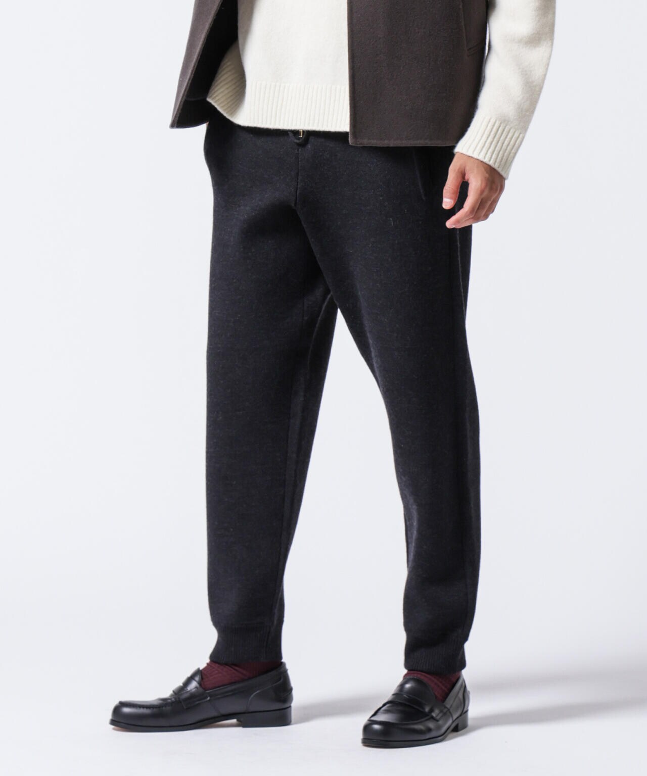 ASSEMBLANC (アッサンブロン) ｣ 接結 ウール ニット パンツ