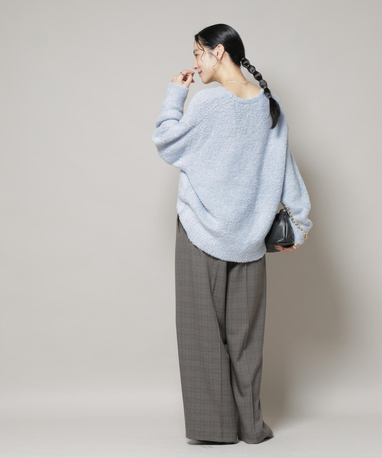 ナノユニバース（NANO universe）/ウールフェザーVネックニットプルオーバー ウール フェザー Vネック ニット プルオーバー