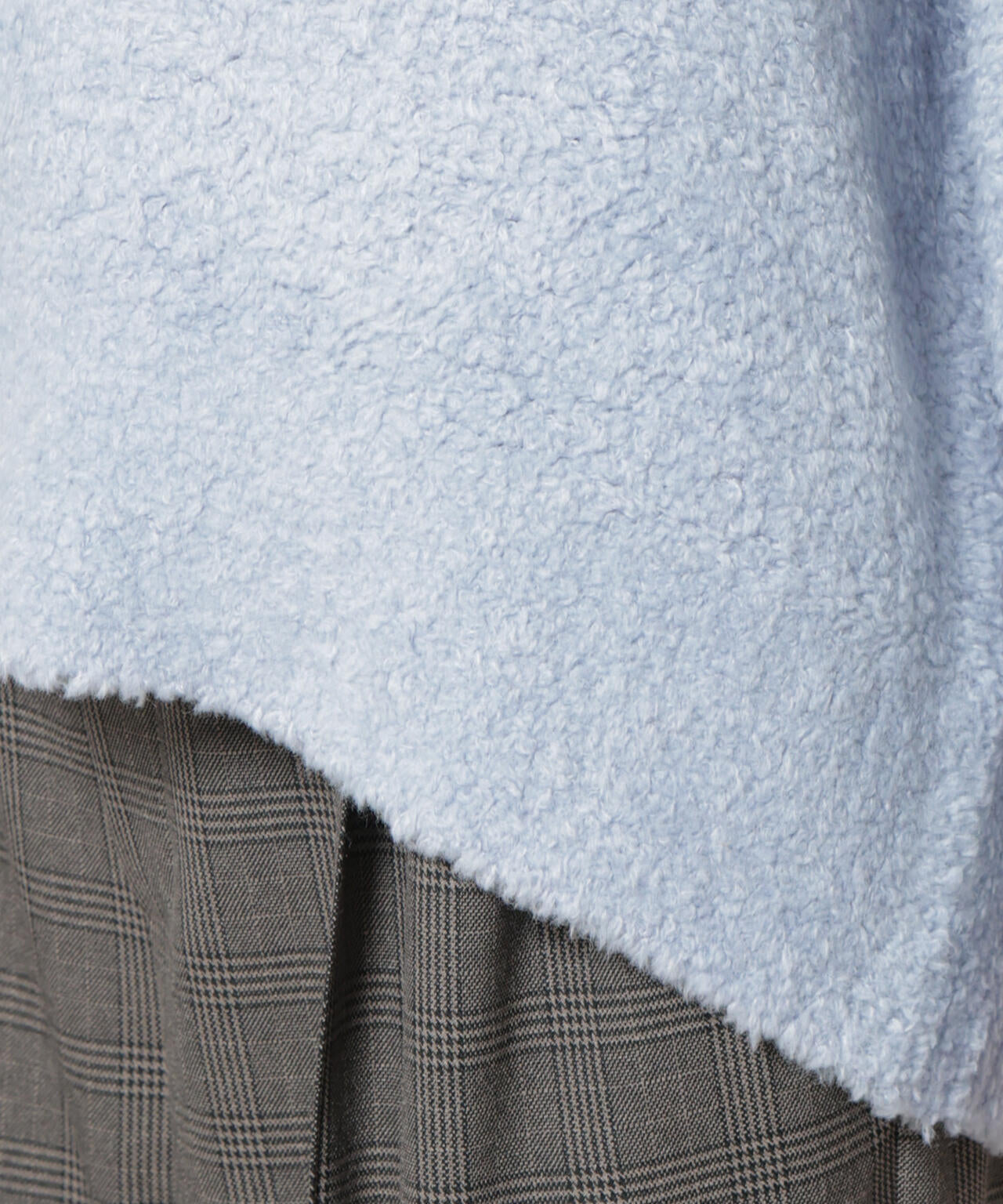 ウール フェザー Vネック ニット プルオーバー