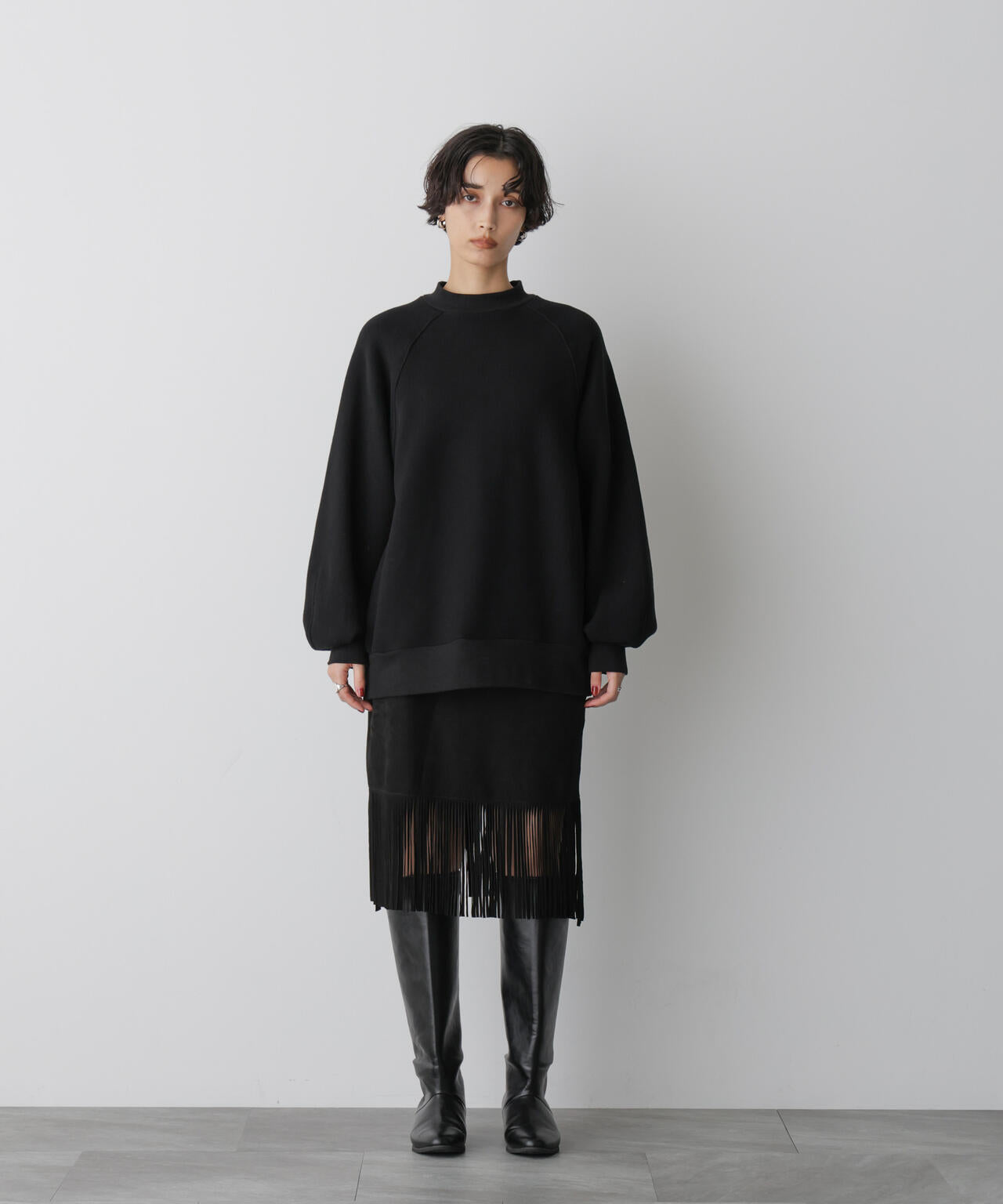 ナノユニバース（NANO universe）/「STEVELOUR」フラッフィースタンドプルオーバー STEVELOUR」フラッフィースタンド プルオーバー