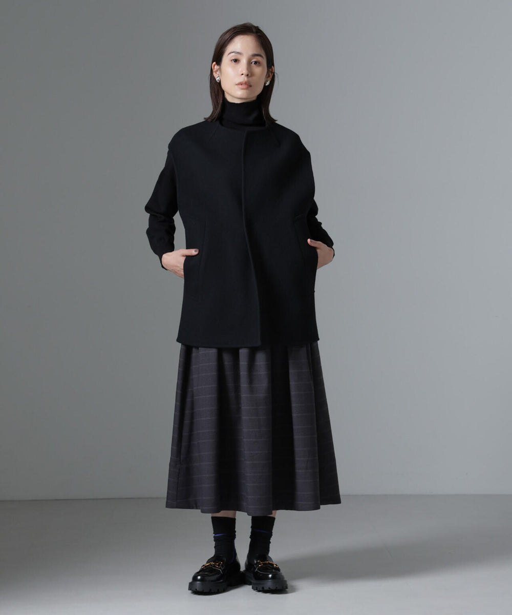 グレンチェック タック スカート