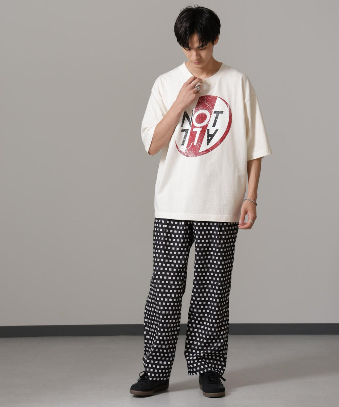 オリジナル パターン イージー パンツ