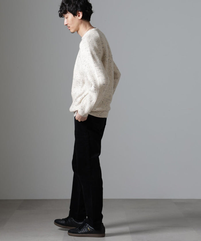 ウールミックス ネップ ニット