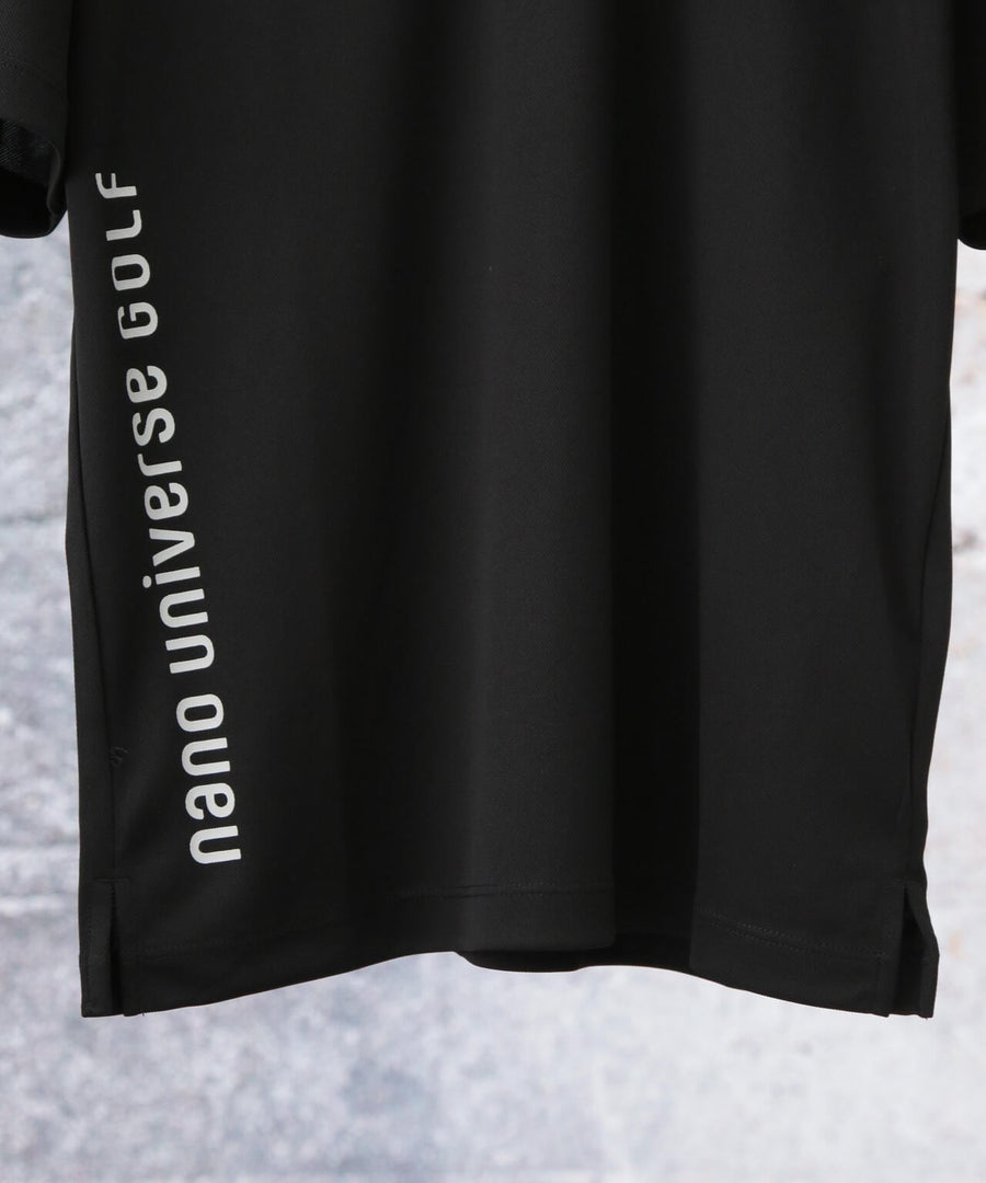 nano universe GOLF / 定番 ポロシャツ サイド ロゴ
